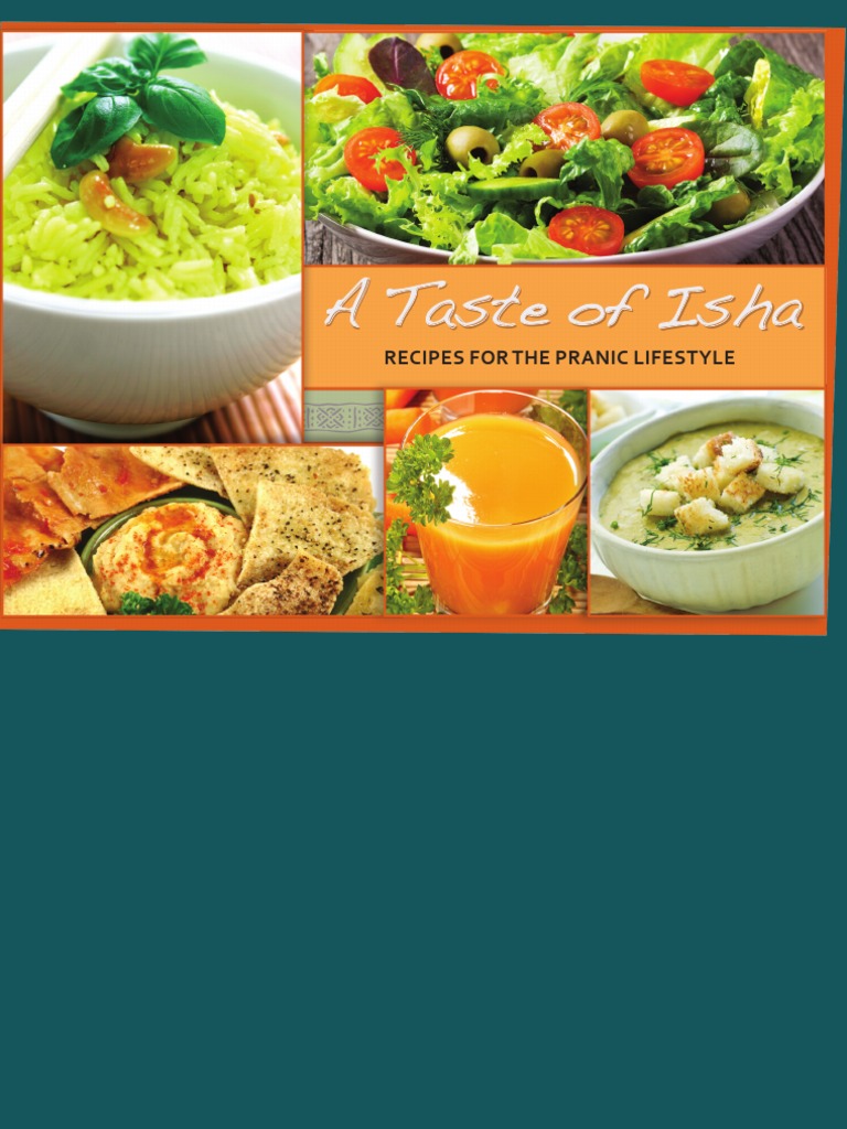 Isha Cookbook: Pranic Recipes Guide | PDF | Salad | Curry