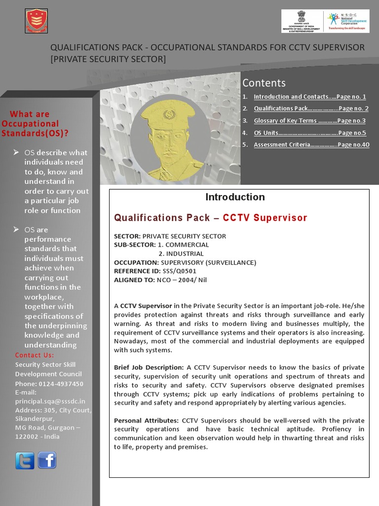 QP CCTV Supervisor | PDF | Closed Circuit Television | Physical Security