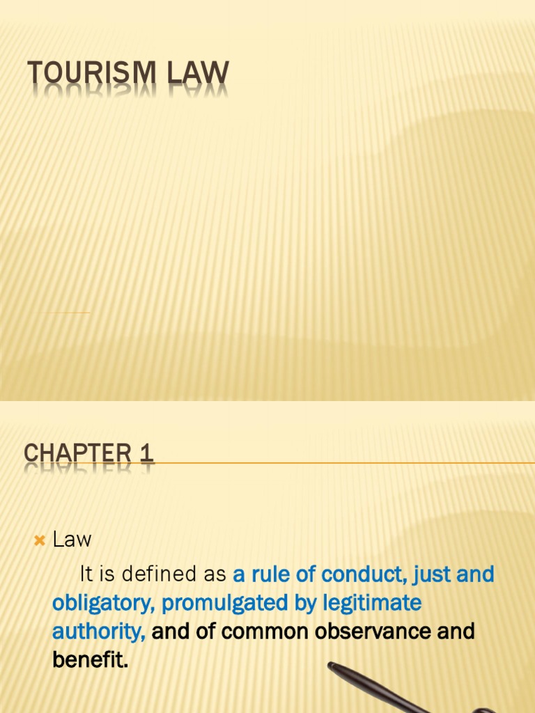 Overview of Tourism Law in the Philippines | PDF | Limited Partnership ...