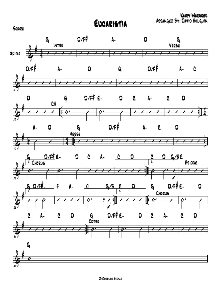 Ahí en La Eucaristía Kairy Marquez | PDF