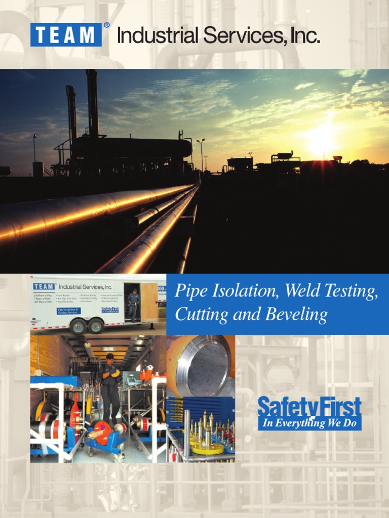 Team Pipe Isolation Weld Testing Services | PDF | Pipe (Fluid ...