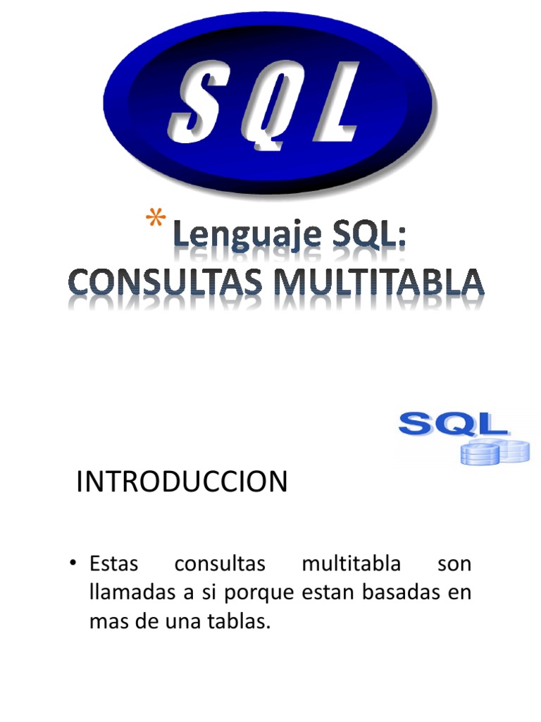 Consultas Multitabla en SQL | PDF | Tabla (base de datos) | Software de gestión de datos