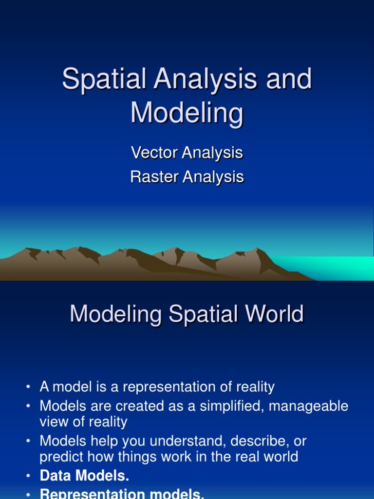 Spatial Modeling for GIS Professionals | PDF | Geographic Information ...