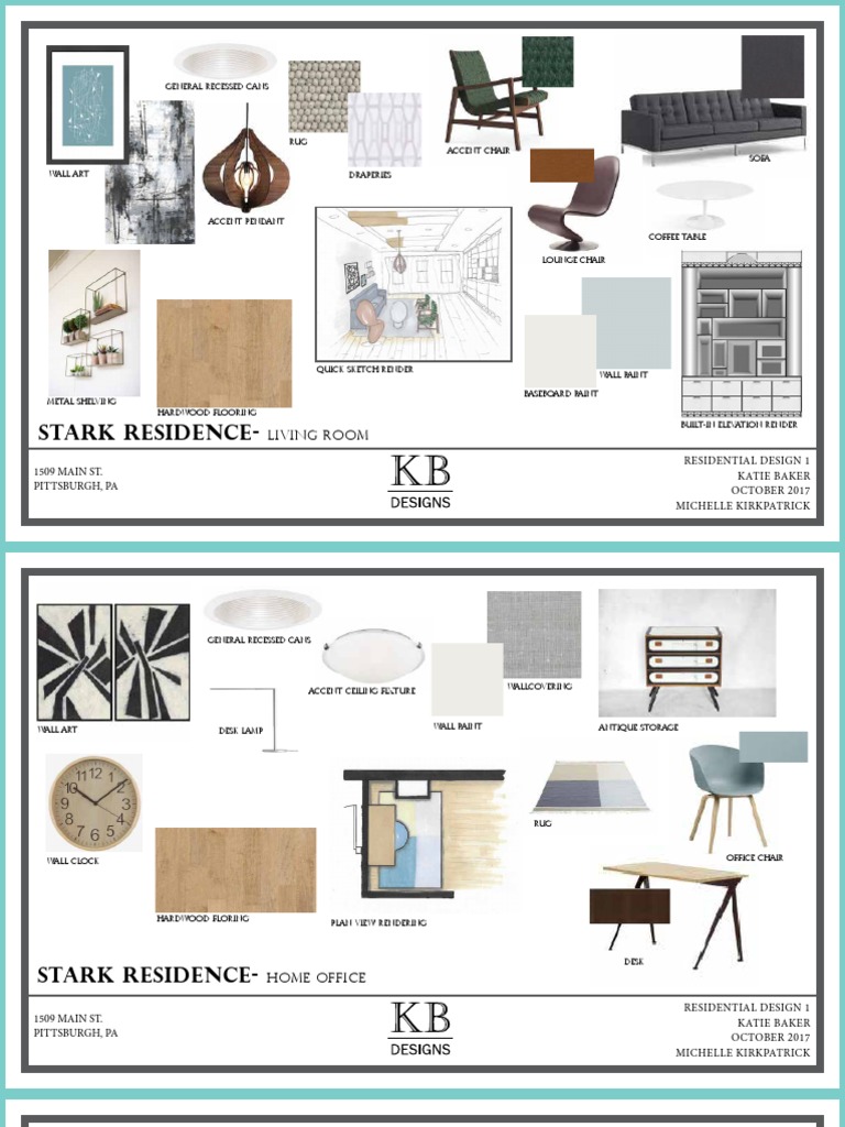 Inta212 W6a1 Presentation Boards Baker K | PDF | Culture Of Queensland | Interior Design