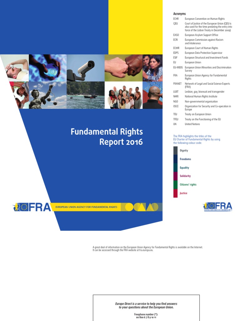 Fra 2016 Fundamental Rights Report 2016 2 - en PDF | PDF | Refugee ...
