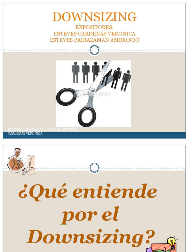 Downsizing | PDF | Toma de decisiones | Planificación