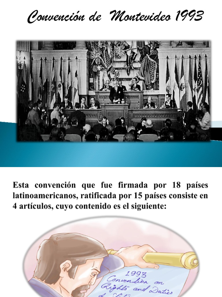Convención de Montevideo 1993 | PDF | Relaciones internacionales ...