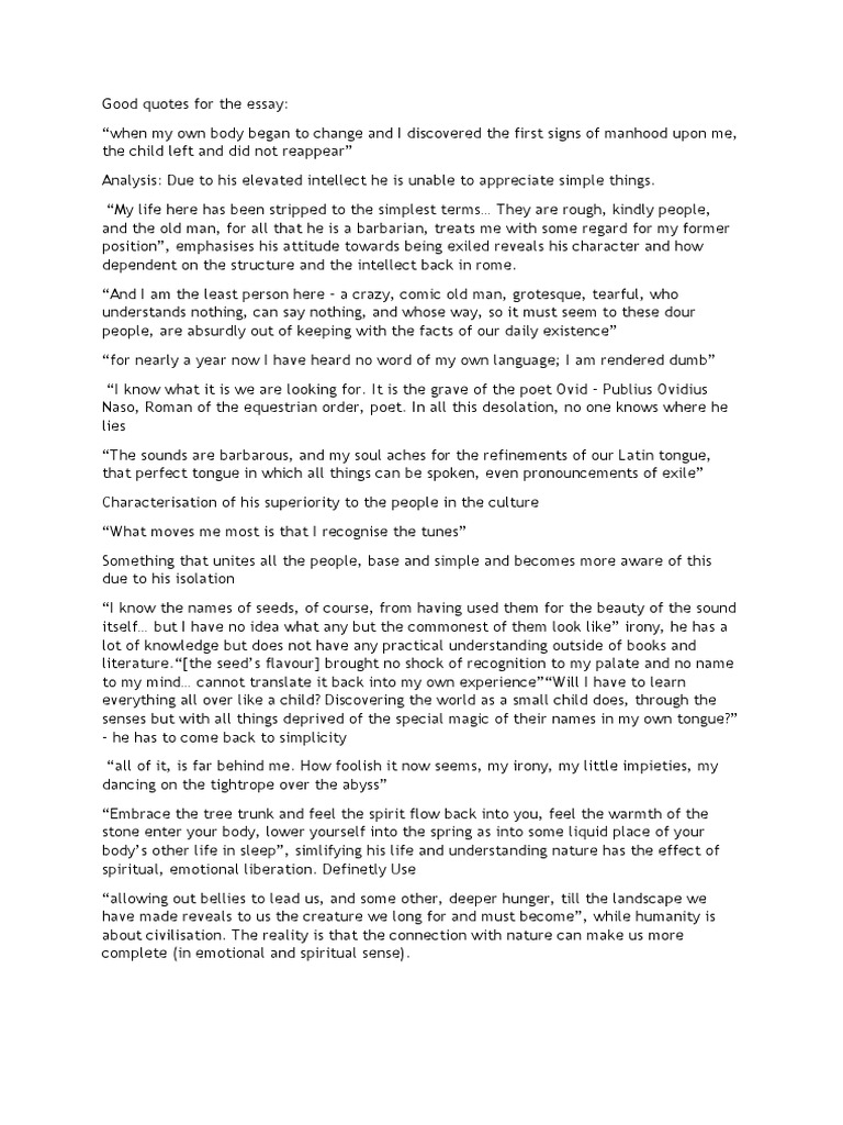 Imaginary Life - Quotes | PDF | Ovid | Miracle