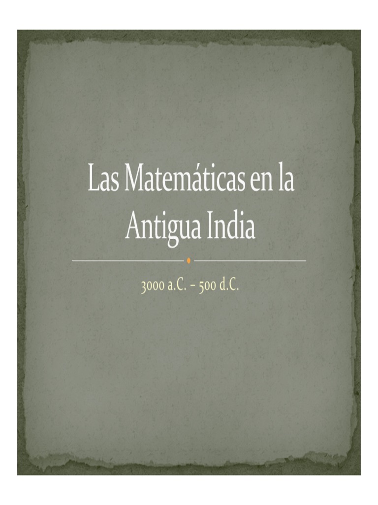 Las Matematicas en La Antigua India PDF | PDF | Triángulo | Matemática ...