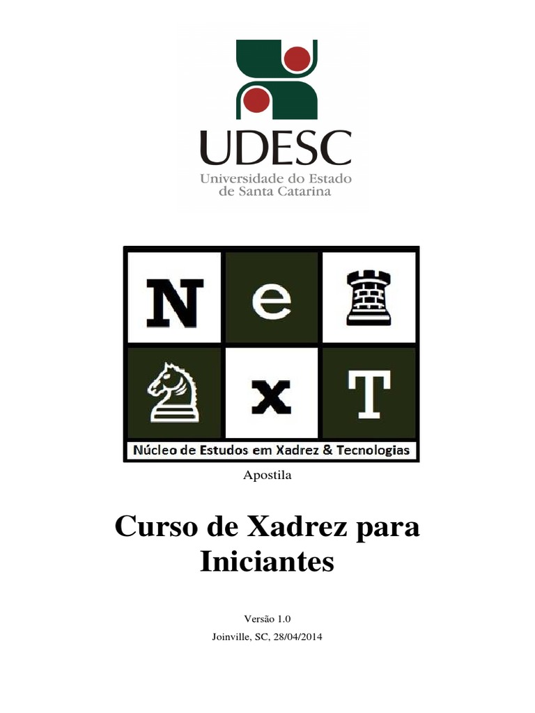 Apostila do Curso de Xadrez Iniciante | PDF | Aberturas (xadrez ...