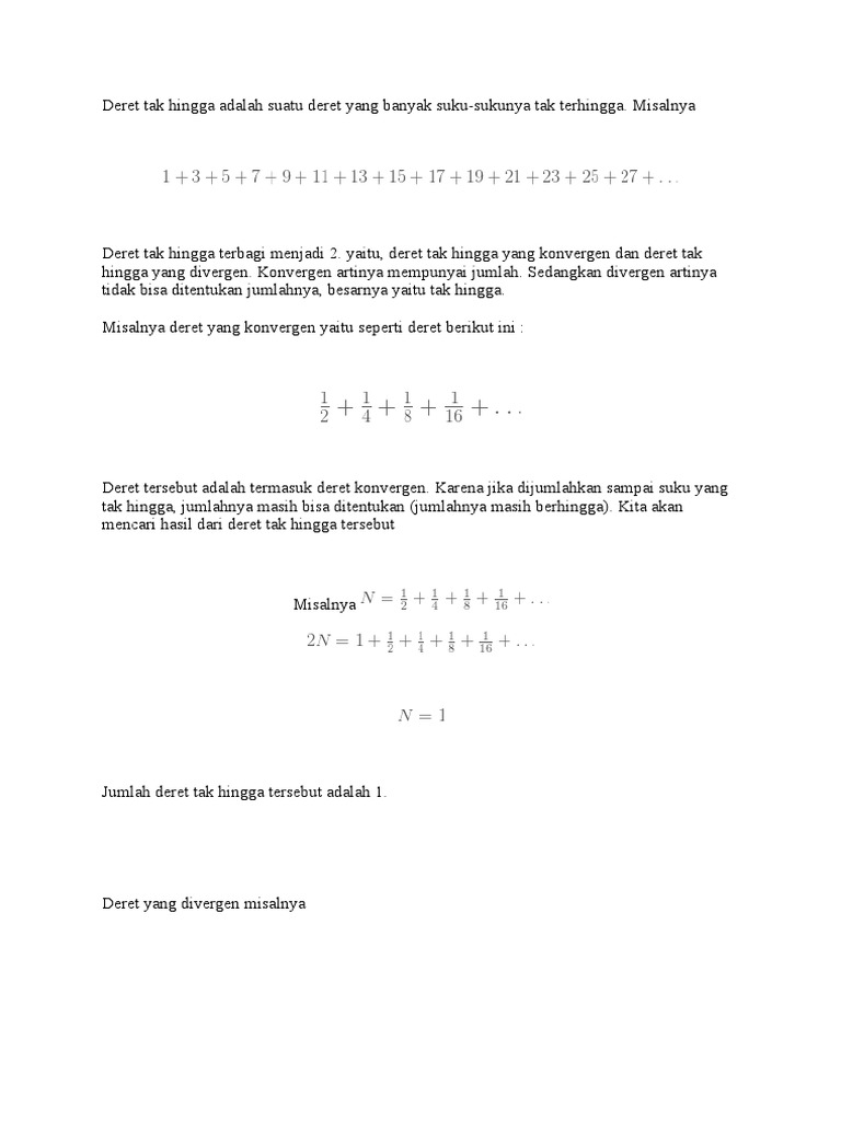 Divergen Dan Konvergen | PDF | Sains & Matematika | Komputer