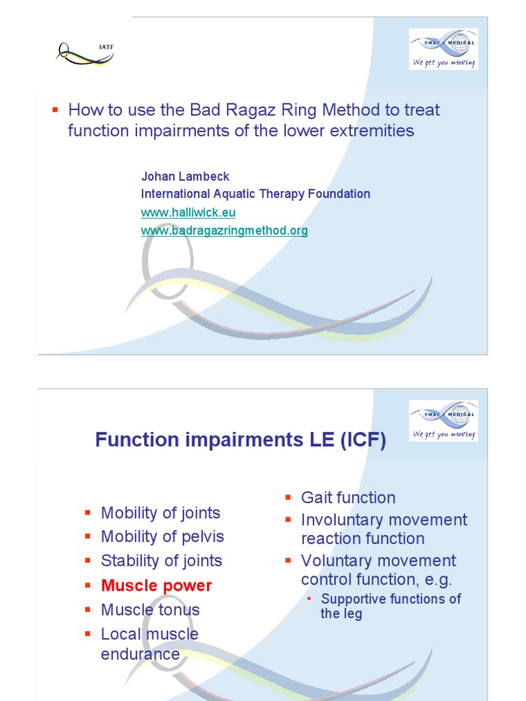 Bad Ragaz Ring Method for Lower Extremities | PDF | Anatomical Terms Of ...
