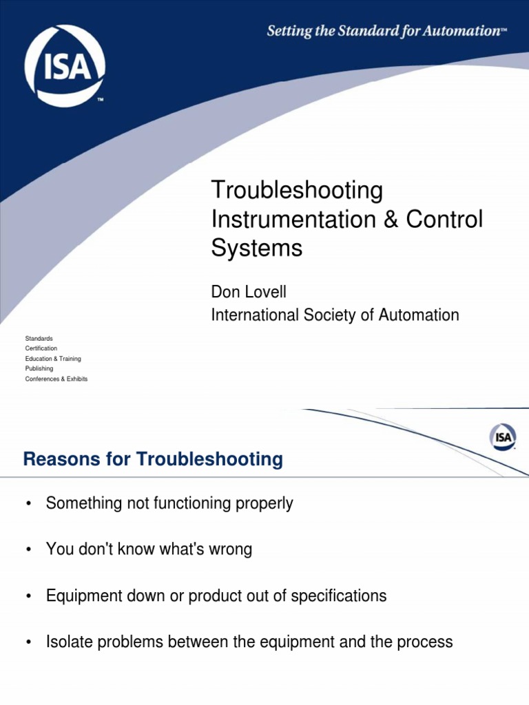 Troubleshooting | PDF | Troubleshooting | Instrumentation