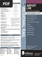 Trenton Line Regional Rail Schedule | PDF | Septa | Bus Transport