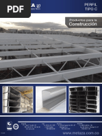 Pesos Perfiles Tipo C | PDF | Acero | Ingeniería