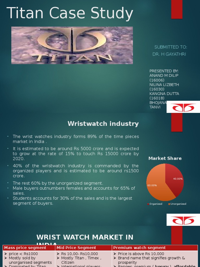 Titan Case Study | PDF | Luxury Goods | Brand