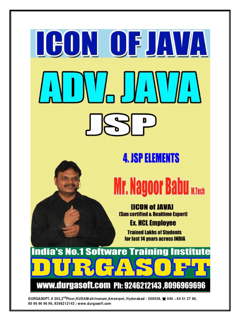 4.Jsp Elements | PDF | Java Server Pages | Java (Programming Language)