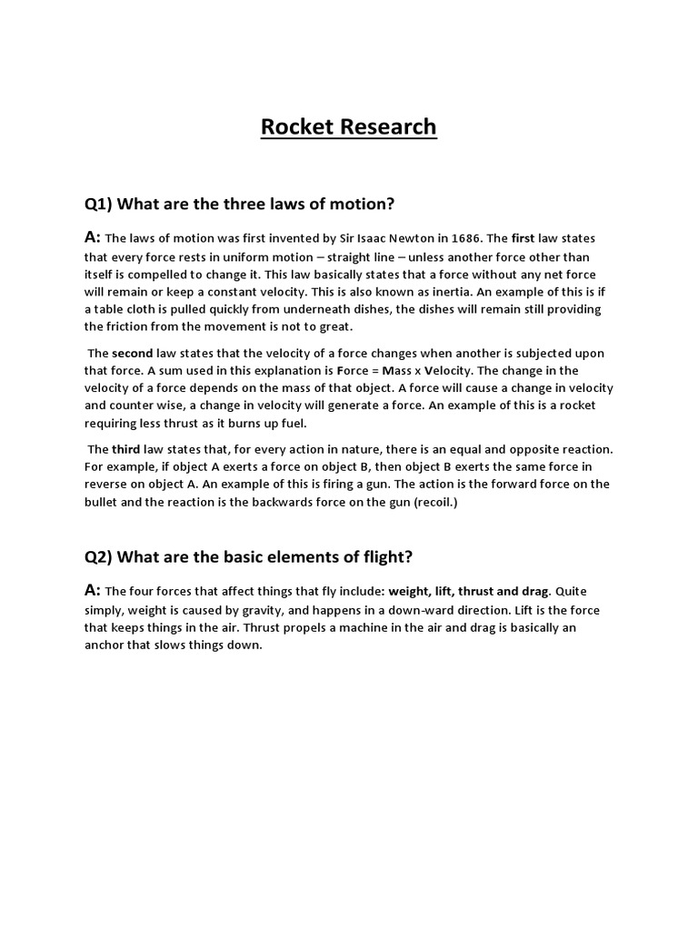 Rocket Research | PDF | Rocket Engine | Flight