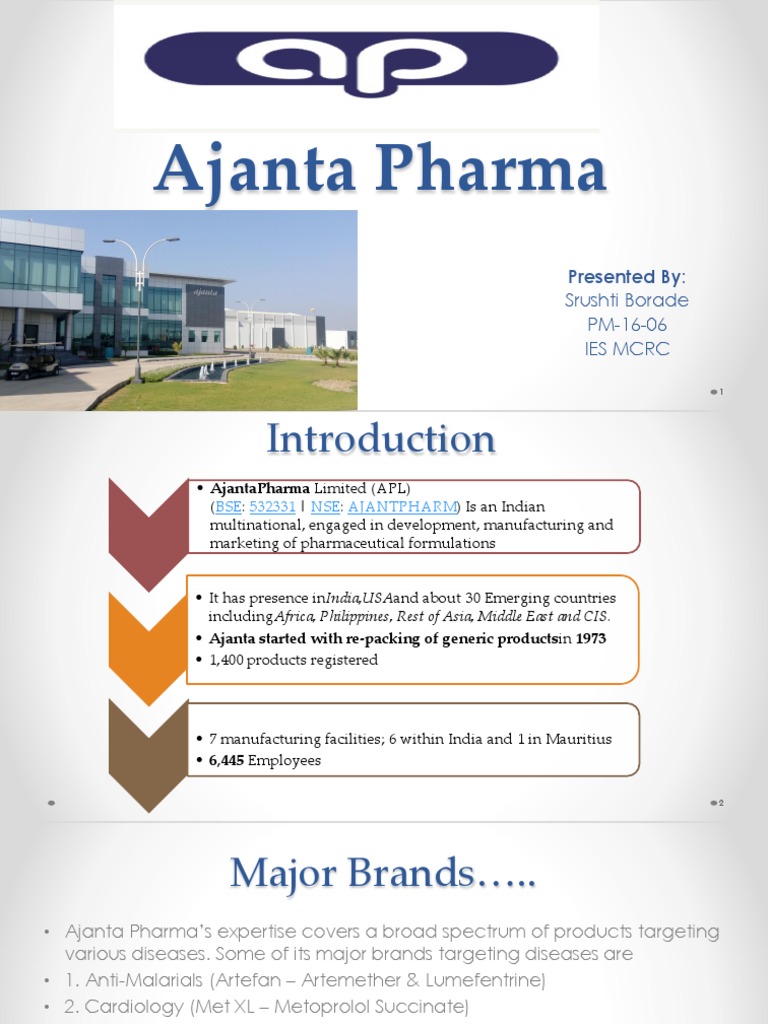 Ajanta Pharma | PDF | Research And Development | Pharmaceutical Industry