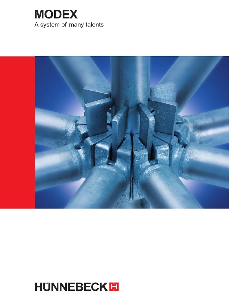 Sistema MODEX Hunnebeck | PDF | Scaffolding | Building Engineering