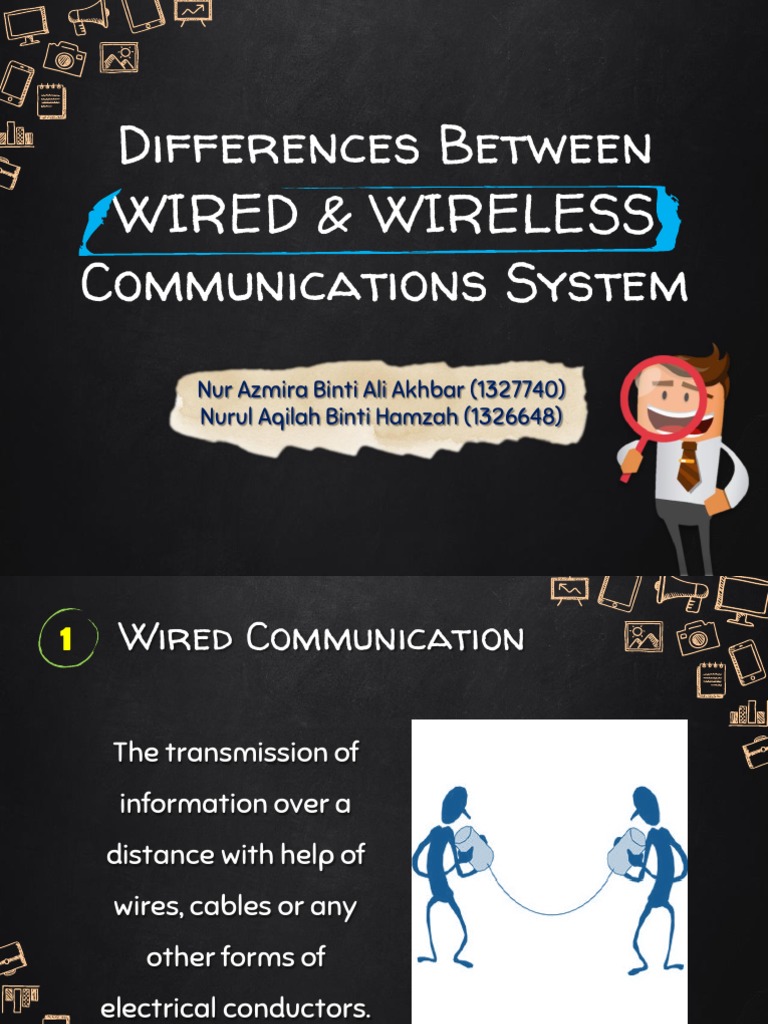 Differences Between Wired & Wireless Communications System | Wireless ...
