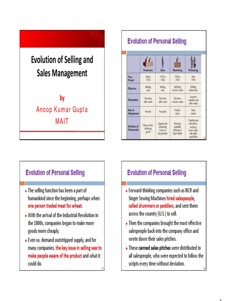 2 Evolution of Sales | PDF | Sales | Economic Institutions
