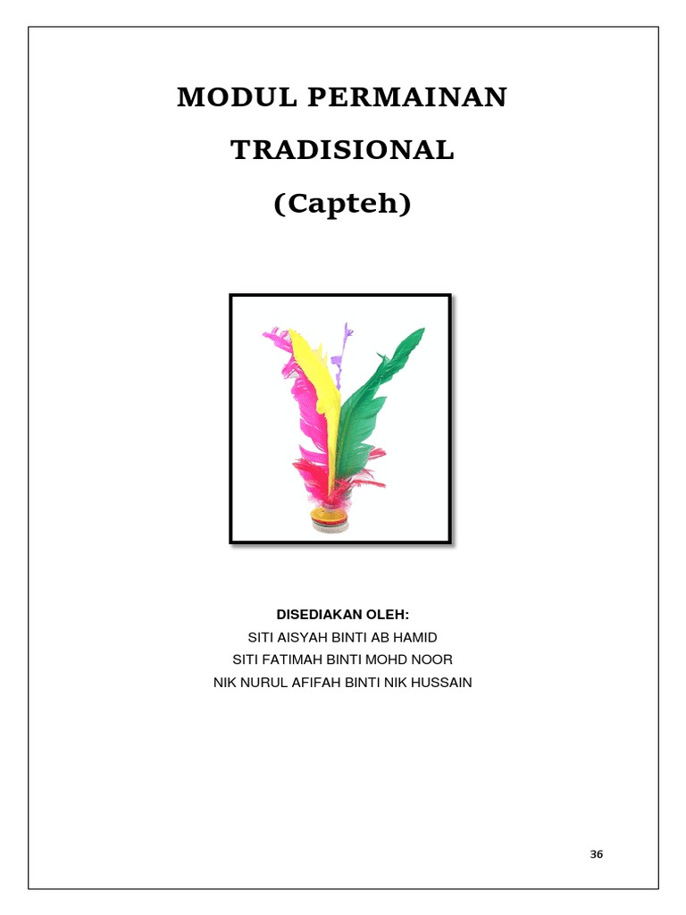 Modul Permainan Tradisional (Capteh) | PDF