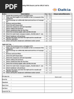Transformer Daily Check List | PDF | Transformer | Electrical Engineering