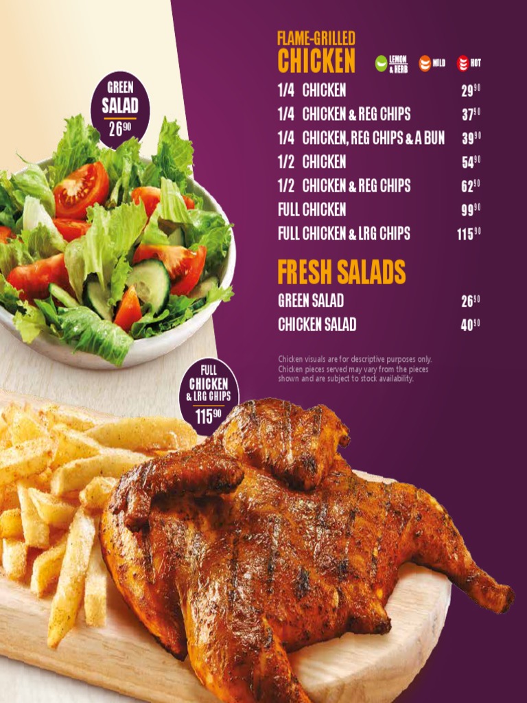 Steers Takeaway Menu | PDF | Hamburgers | Cuisine