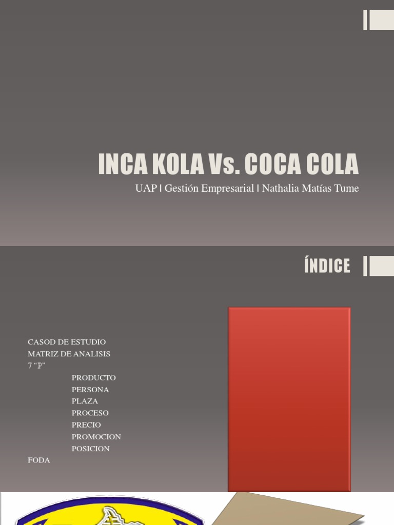 Coca Cola Vs Inka Kola | PDF | Coca Cola | Producto (Negocio)