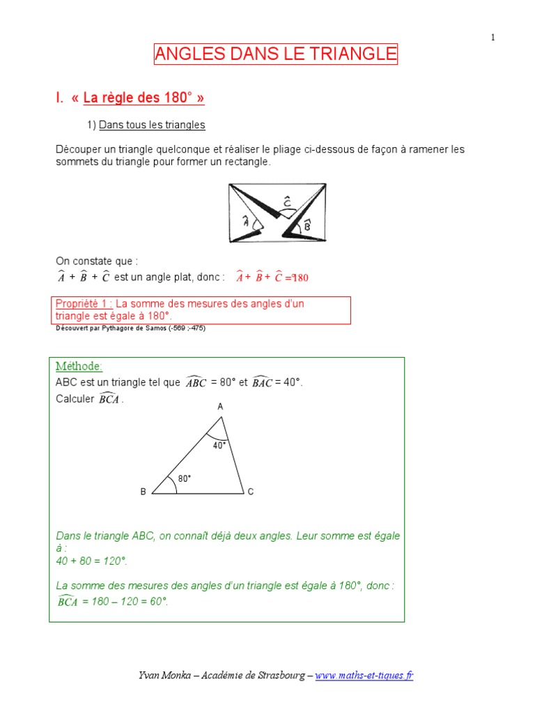 Angles Tri | PDF | Triangle | Triangle