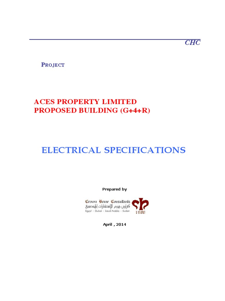 Mep ELECTRICAL Specifications | PDF | Electrical Wiring | Security Alarm