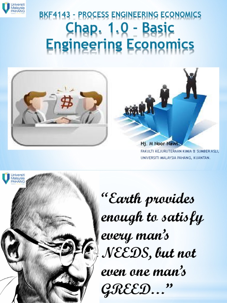 Chap 1.0 Basic Engineering Economics | PDF | Financial Markets | Supply ...
