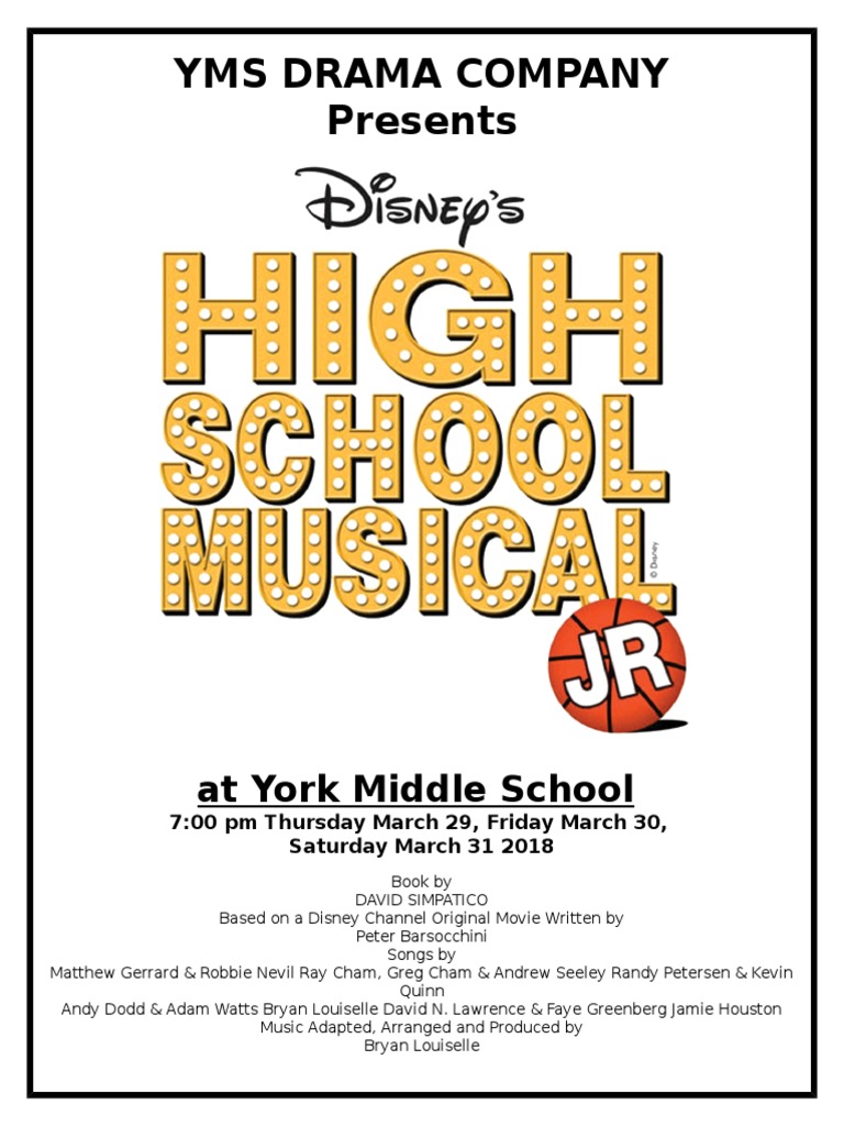 High School Musical Poster | PDF