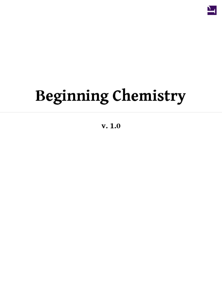 Beginning Chemistry | PDF | Chemical Reactions | Chemical Substances