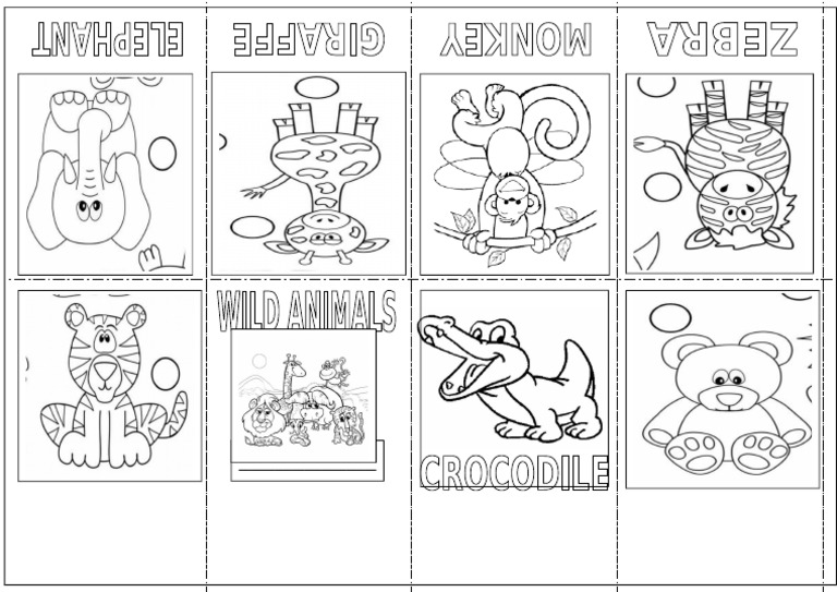 Mini Book Wild Animals I | PDF