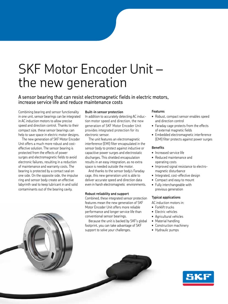 SKF Sensor Bearings - Motor Encoder Unit - Feb 2015 | PDF ...
