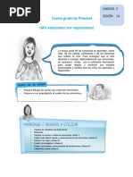 Moviendo El Mundo Con Mis Emociones Proyecto 31 Enero Al 9 Febrero | PDF | Las emociones ...