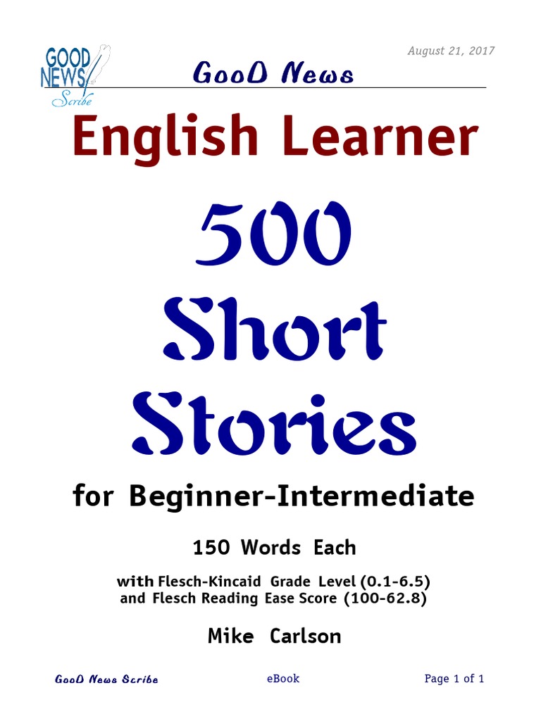 Stories For Beginners Scribd | PDF | Foreign Language Studies