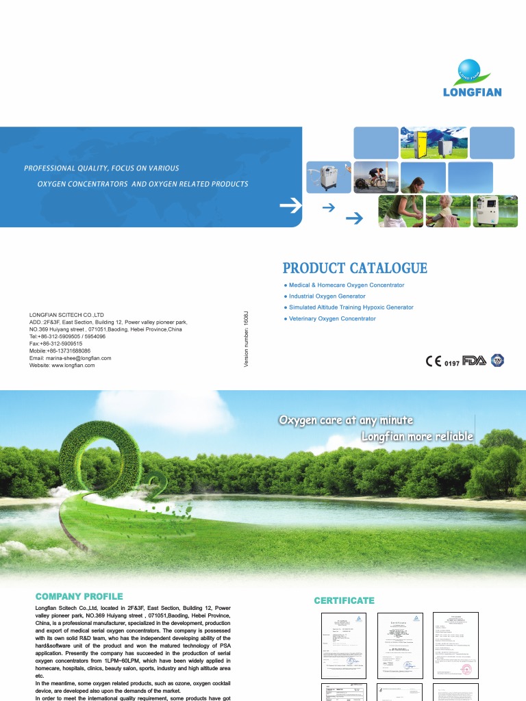 Longfian Products | PDF | Hypoxia (Medical) | Ozone