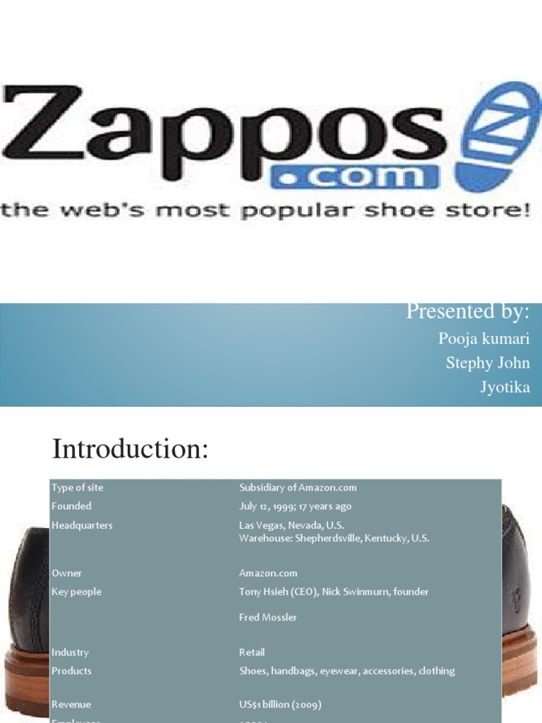 Final One | PDF | Zappos | Clothing
