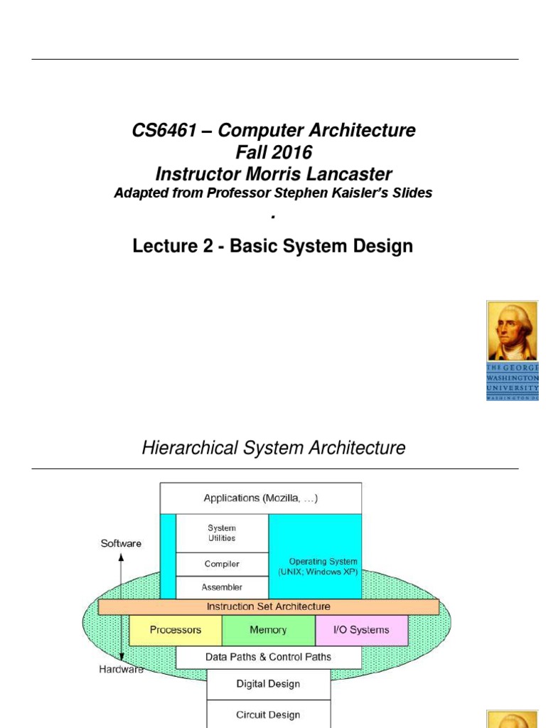 CS6461 - Computer Architecture Fall 2016 Instructor Morris Lancaster ... CS6461 - Computer Architecture Fall 2016 Instructor Morris Lancaster ...