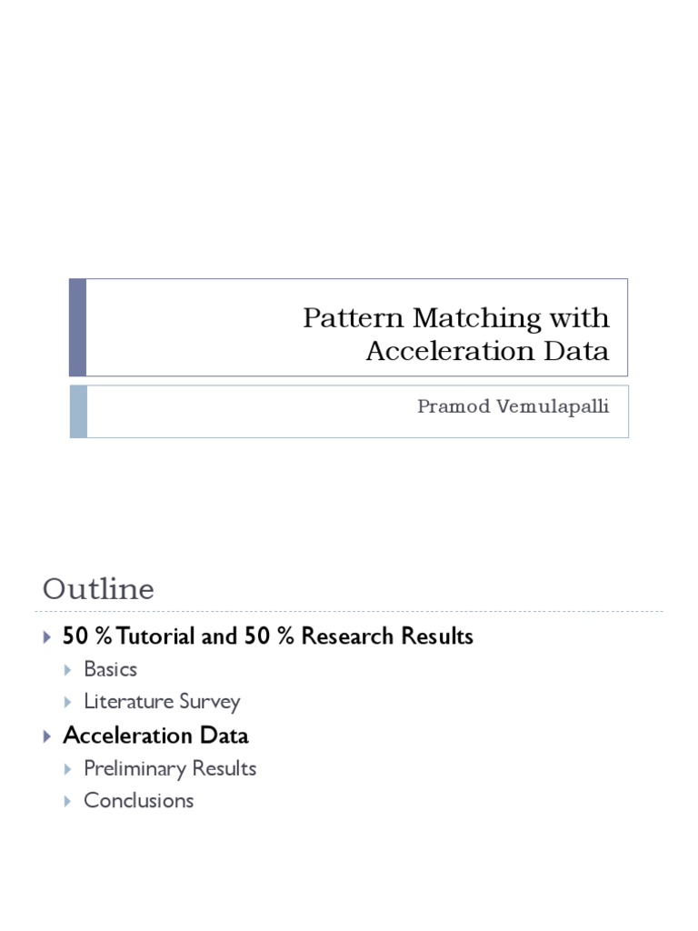 Pattern Matching | PDF | Wavelet | Time Series