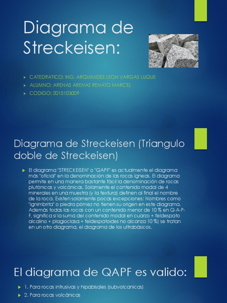 Diagrama QAPF para Rocas Ígneas | PDF | Minerales | Roca ígnea