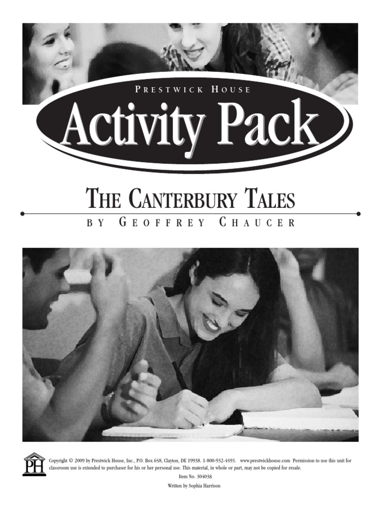 The Canterbury Tales (Activity Packs) PDF | PDF | The Canterbury Tales ...