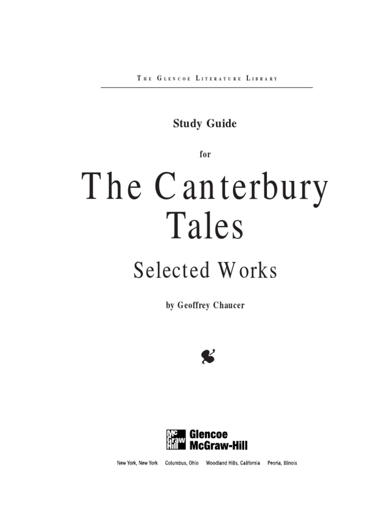 The Canterbury Tales (Study Guide) PDF | PDF | The Canterbury Tales ...