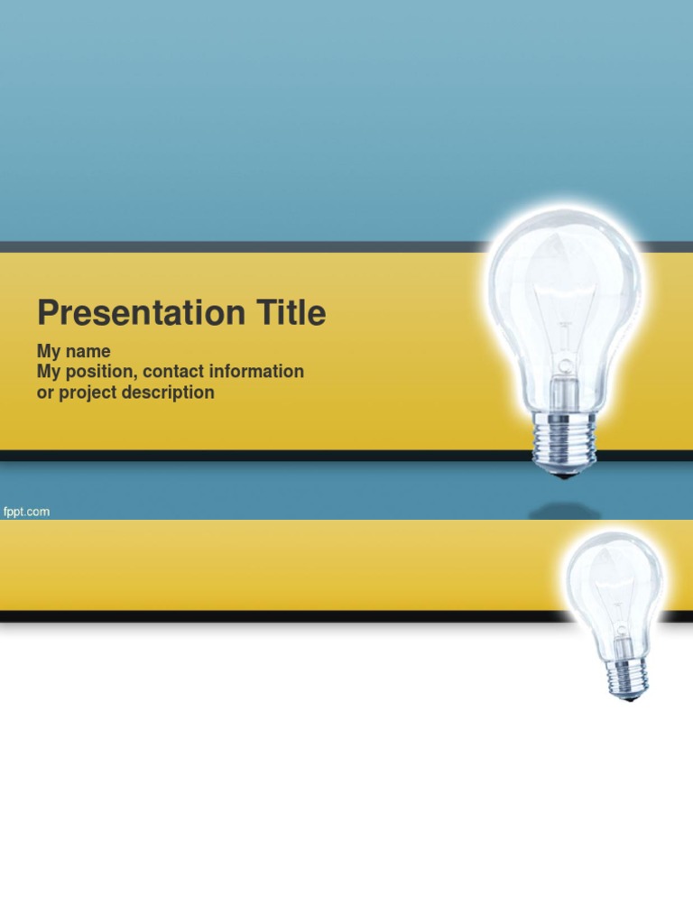 Presentation Title: My Name My Position, Contact Information or Project ...