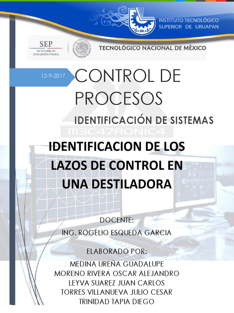 Identificacion de Lazos de Control | PDF | Destilación | Ciencias fisicas