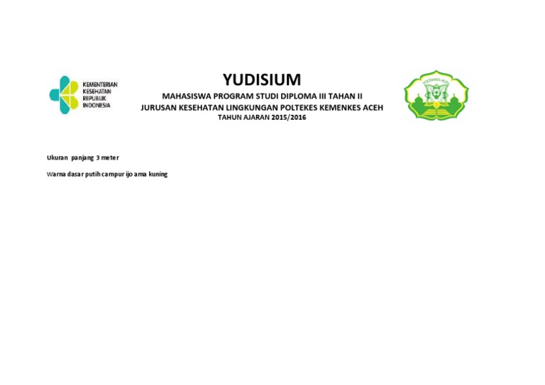Spanduk Yudisium | PDF