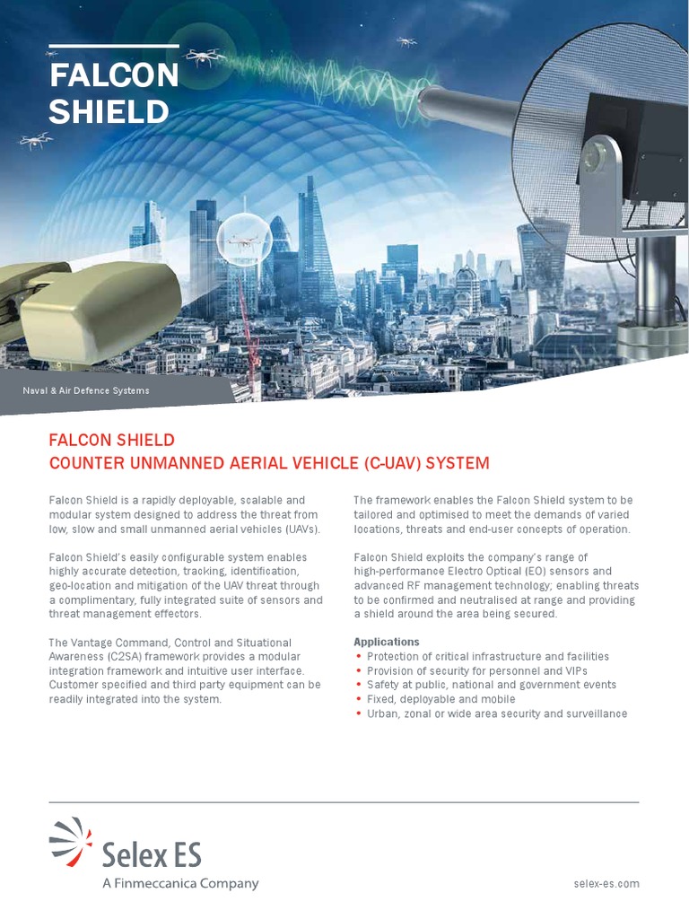 Falcon Shield Datasheet | PDF | Surveillance | Anti Aircraft Warfare